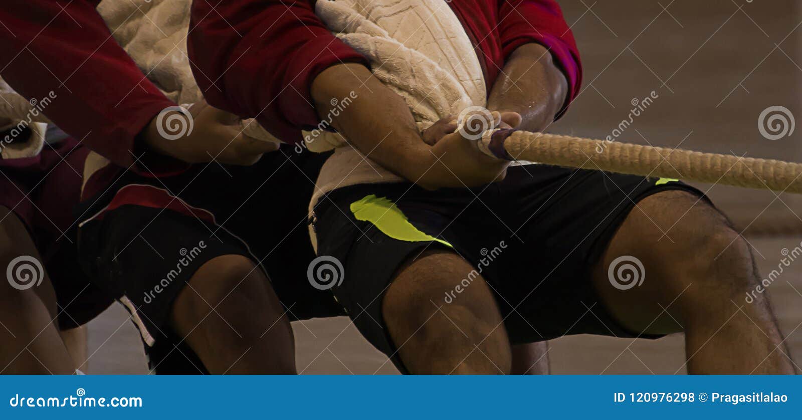 Team Player Battle Tug Match for Pull Game Stock Photo - Image of ...