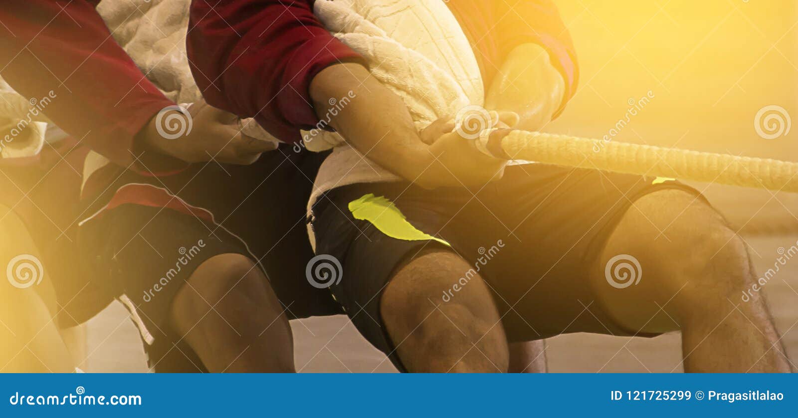 Team Player Battle Tug Match for Pull Game Stock Image - Image of haul ...