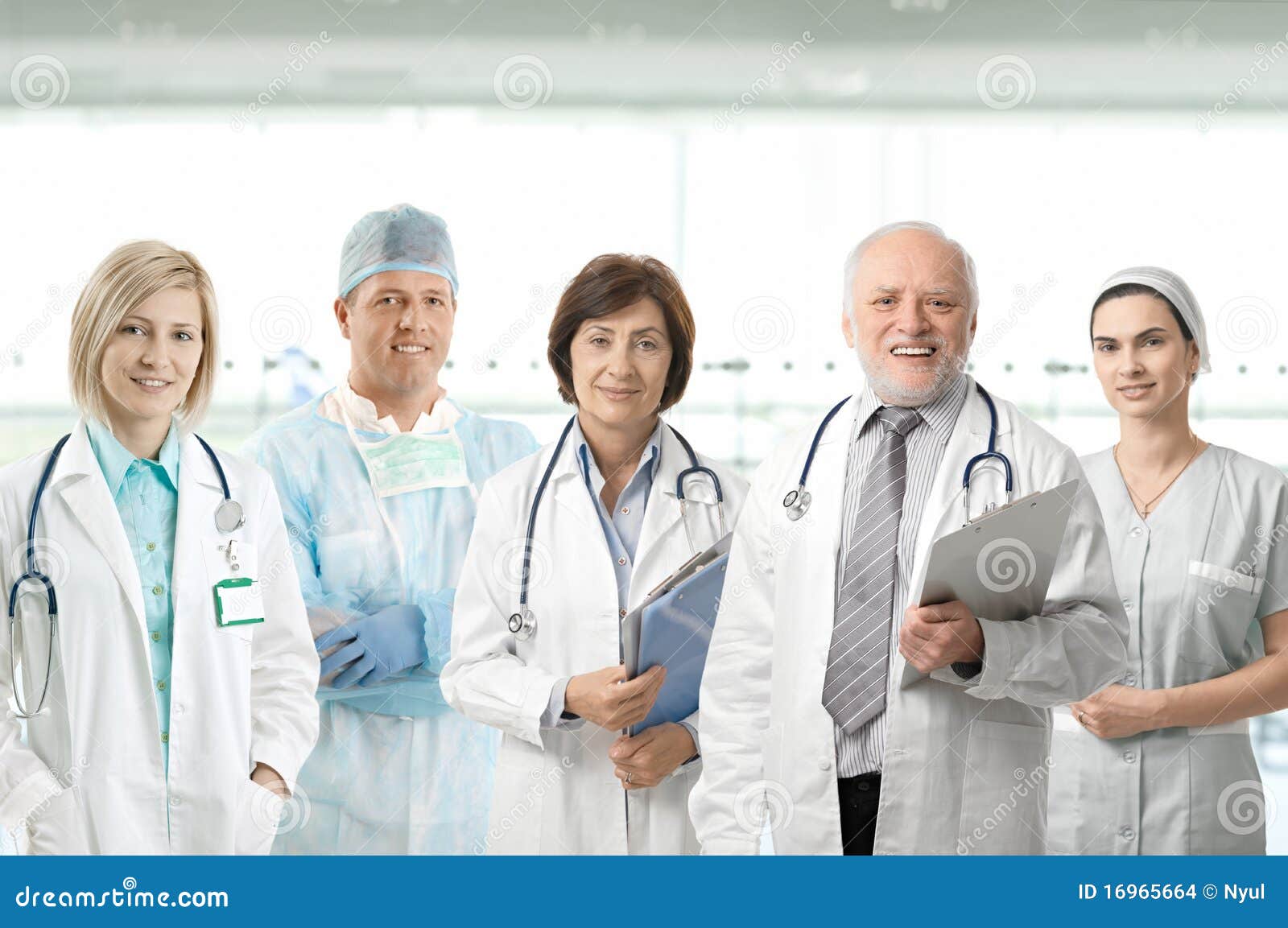 Team Portrait of Medical Professionals Stock Photo - Image of doctor ...
