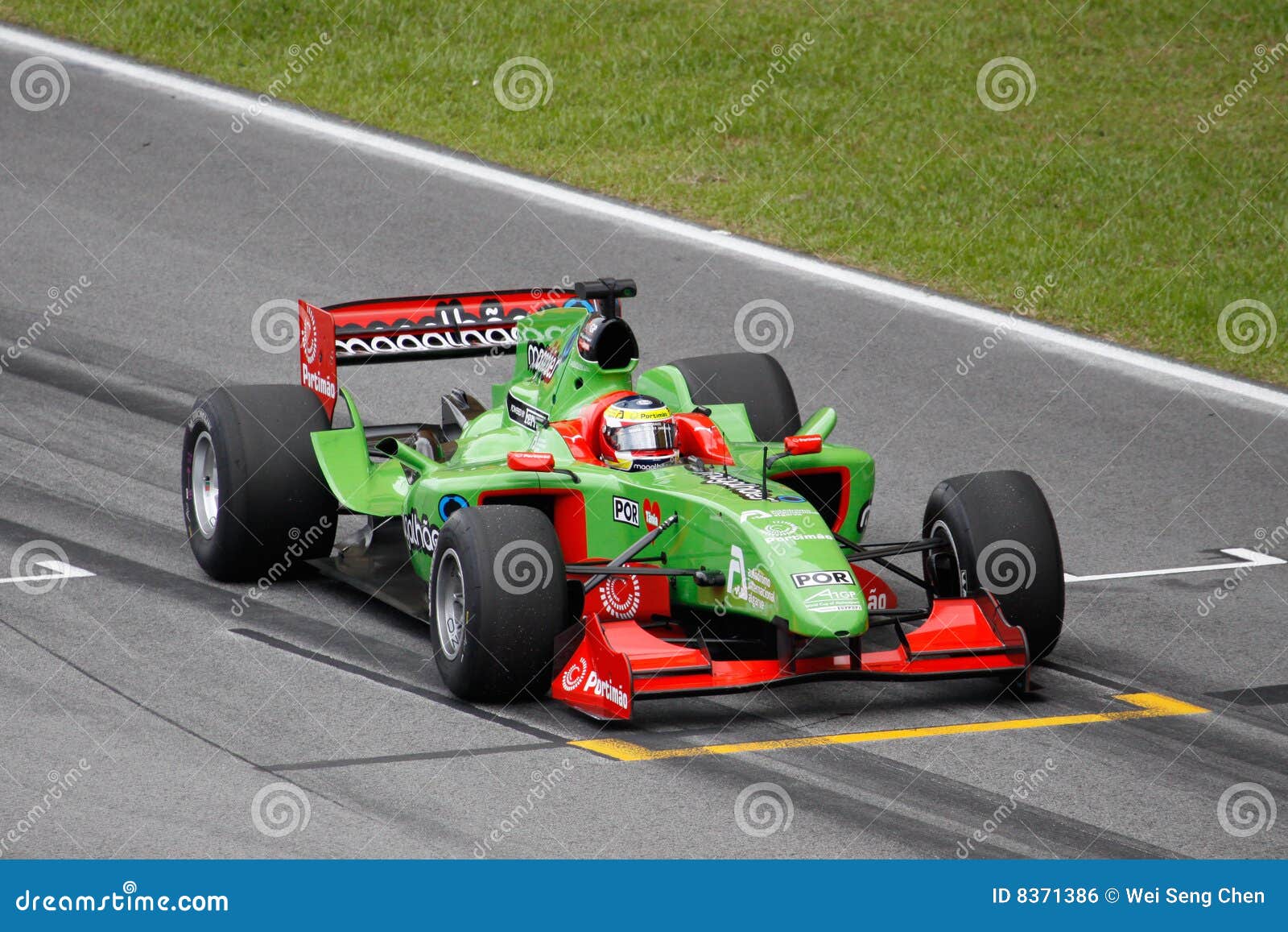 Team Portugal A1 GP Car at the Starting Grid Editorial Photo - Image of ...