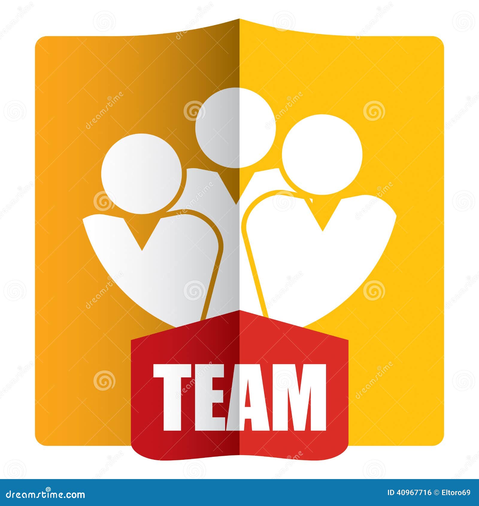 Team - Presentation Template Stock Vector - Illustration of business ...