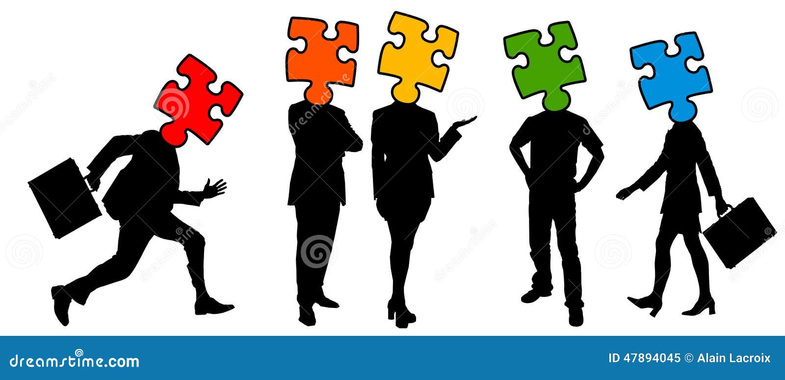Team problem stock illustration. Illustration of answering - 47894045