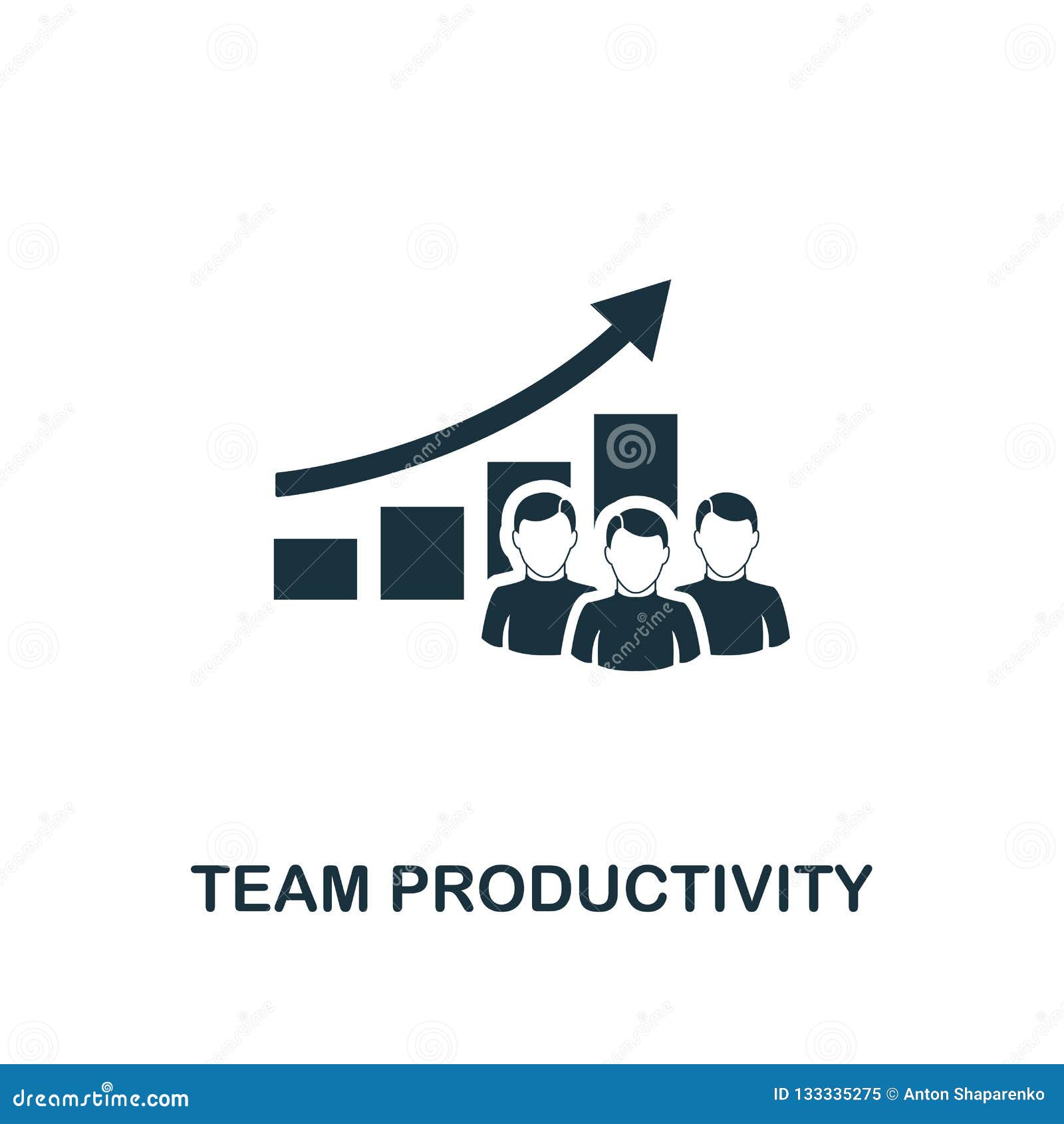 Team Productivity Icon. Premium Style Design from Teamwork Icon ...