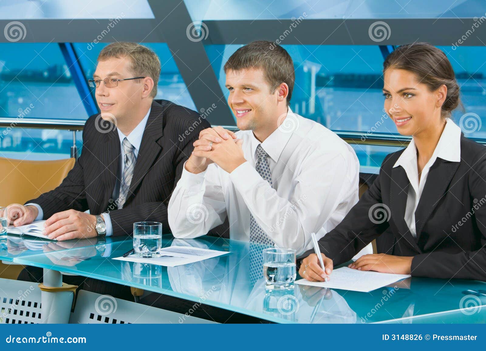 Team of professionals stock photo. Image of businesspeople - 3148826