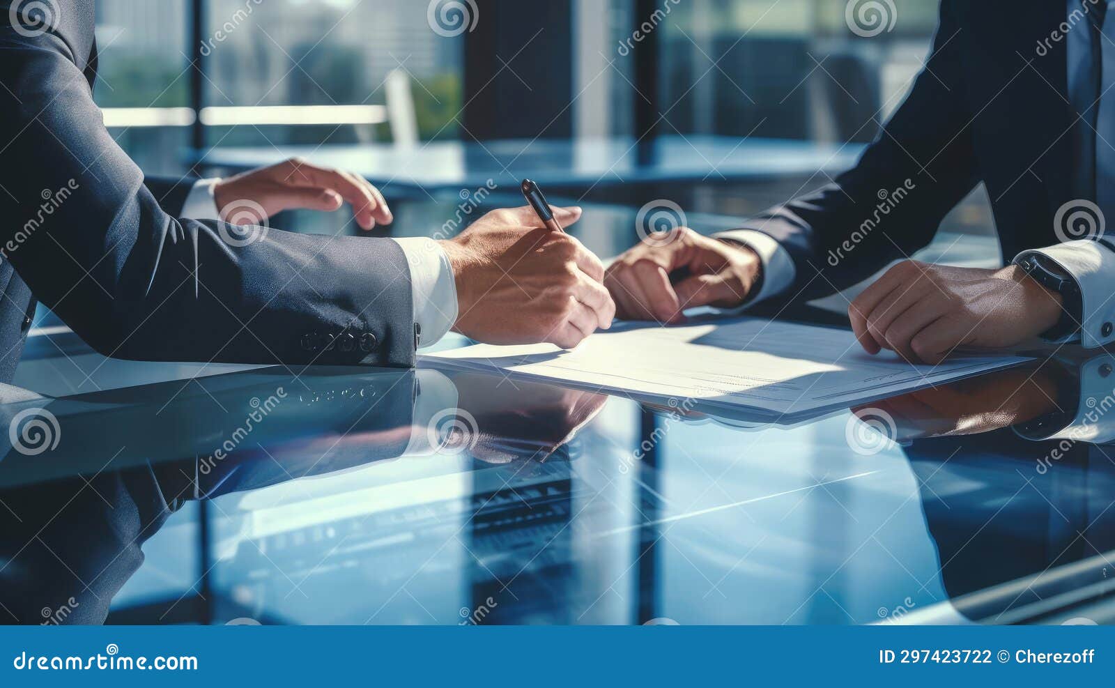 A Team of Professionals Around the Table Stock Photo - Image of ...