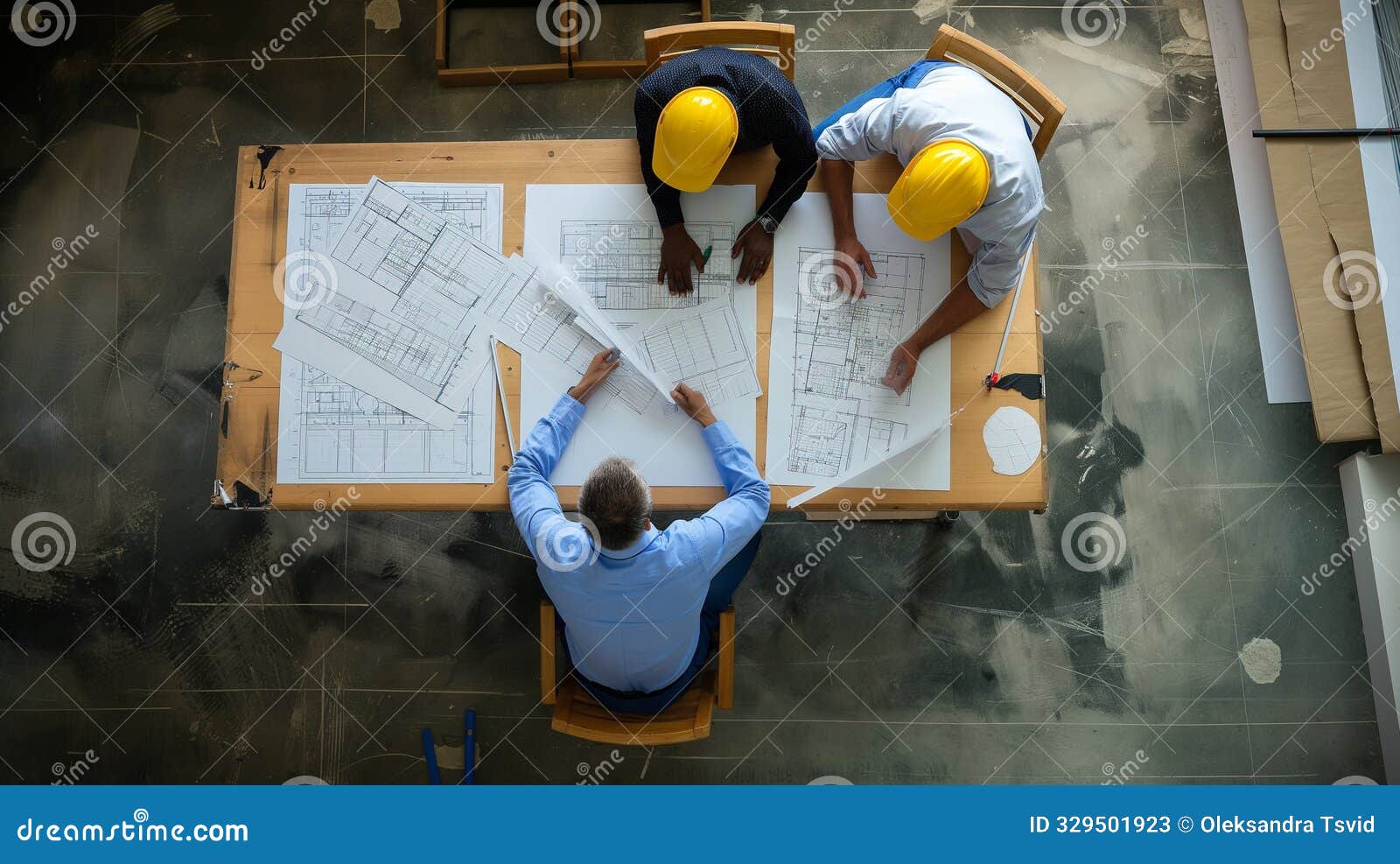 Team of Project Managers Planning and Coordinating Tasks for a Large ...