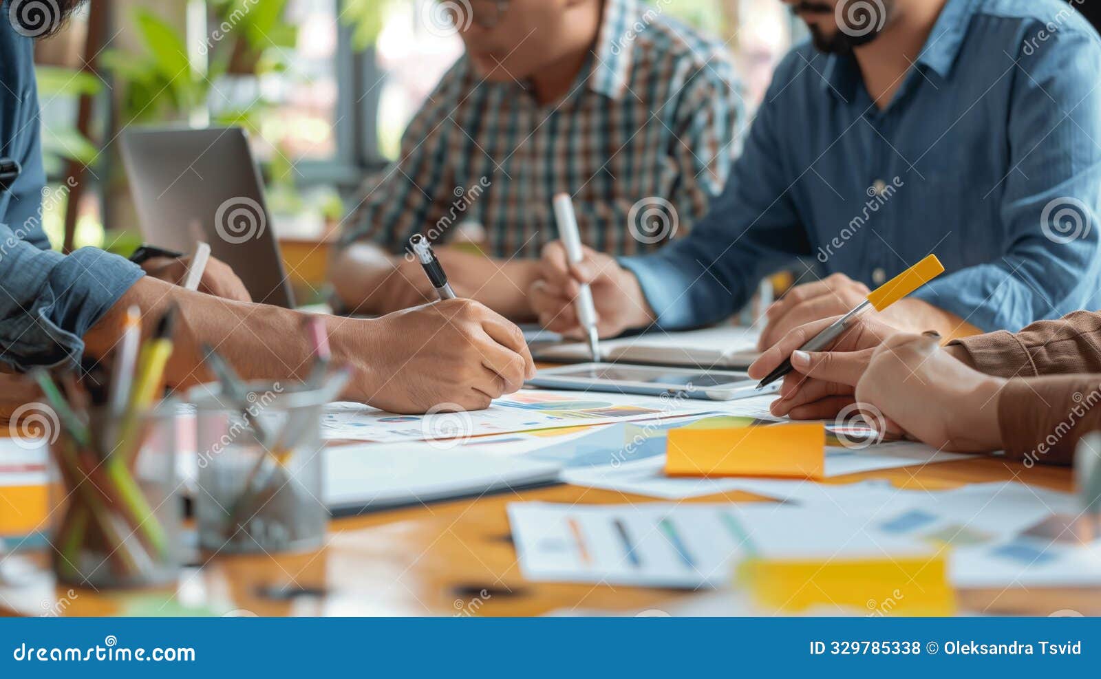 Team of Project Managers Planning and Coordinating Tasks for a Large ...