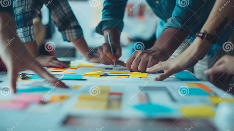 Team of Project Managers Planning and Coordinating Tasks for a Large ...