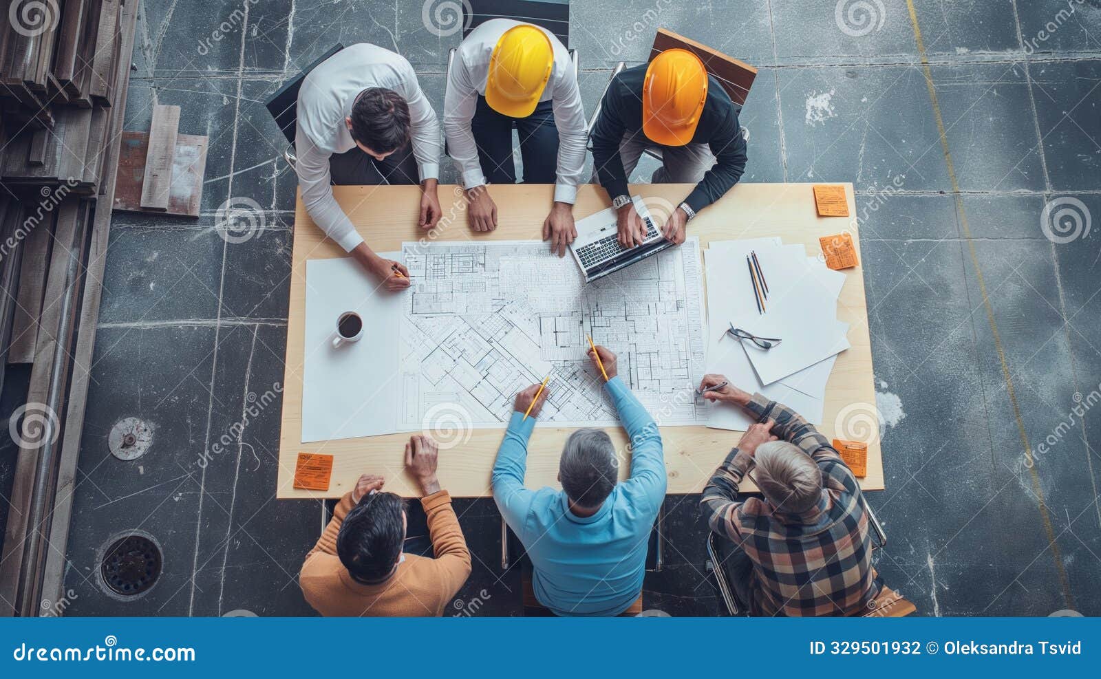 Team of Project Managers Planning and Coordinating Tasks for a Large ...