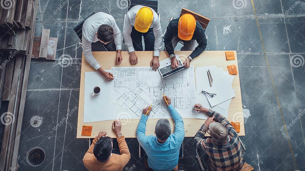 Team of Project Managers Planning and Coordinating Tasks for a Large ...