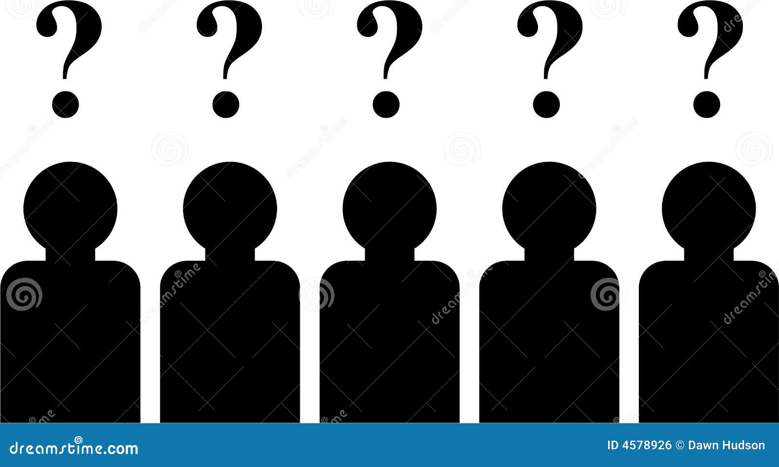 Team questions stock vector. Illustration of gathering - 4578926