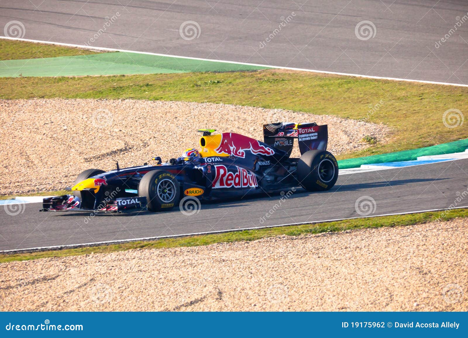 Team Red Bull Racing F1, Mark Webber, 2011 Editorial Photography ...