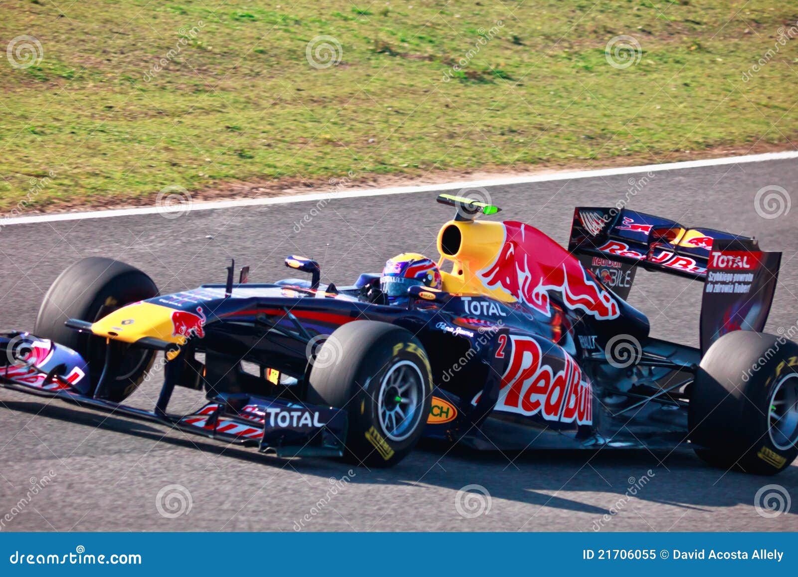Team RedBull Racing F1, Mark Webber, 2011 Editorial Image - Image of ...