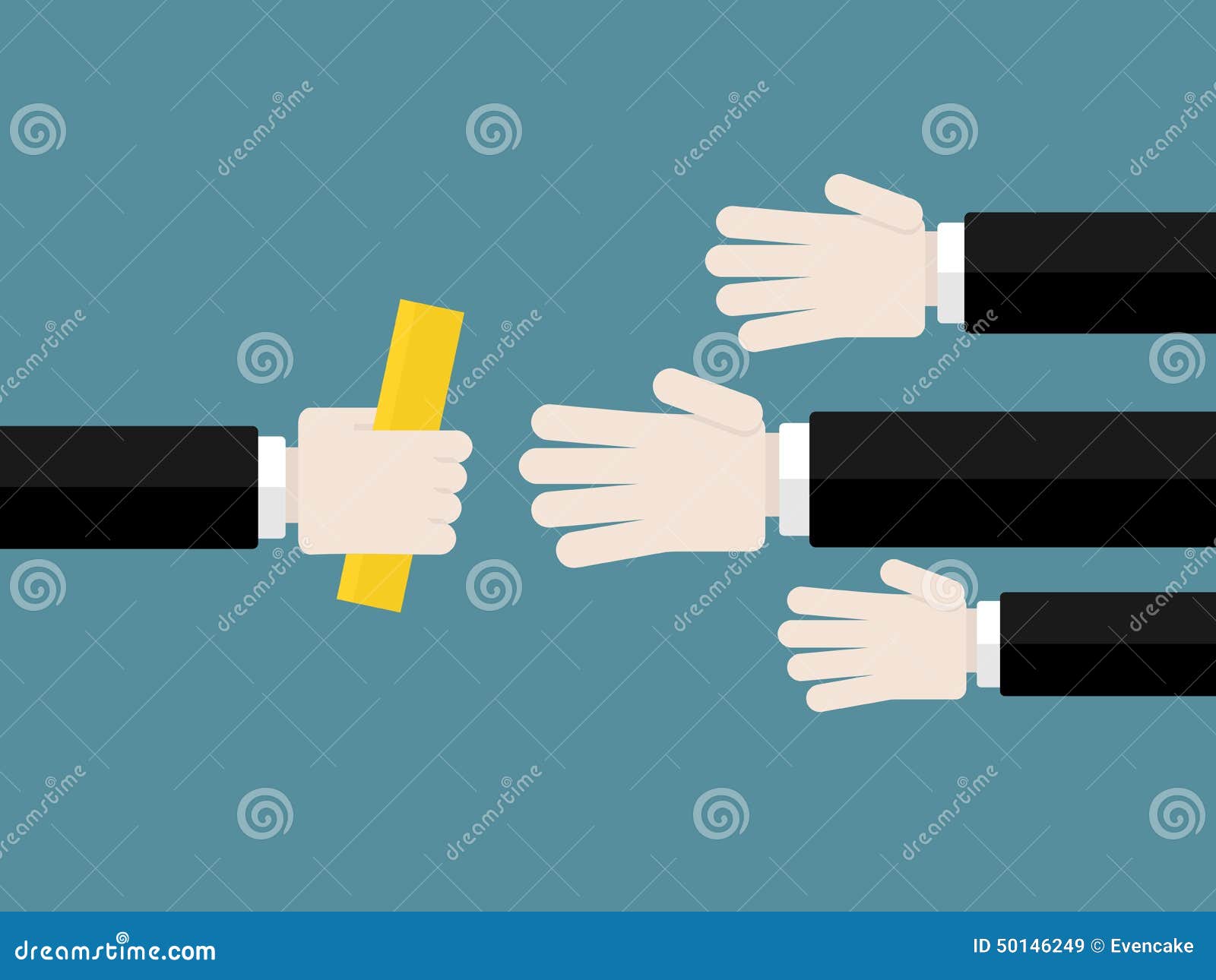 Team Relay Vector Illustration | CartoonDealer.com #46181612