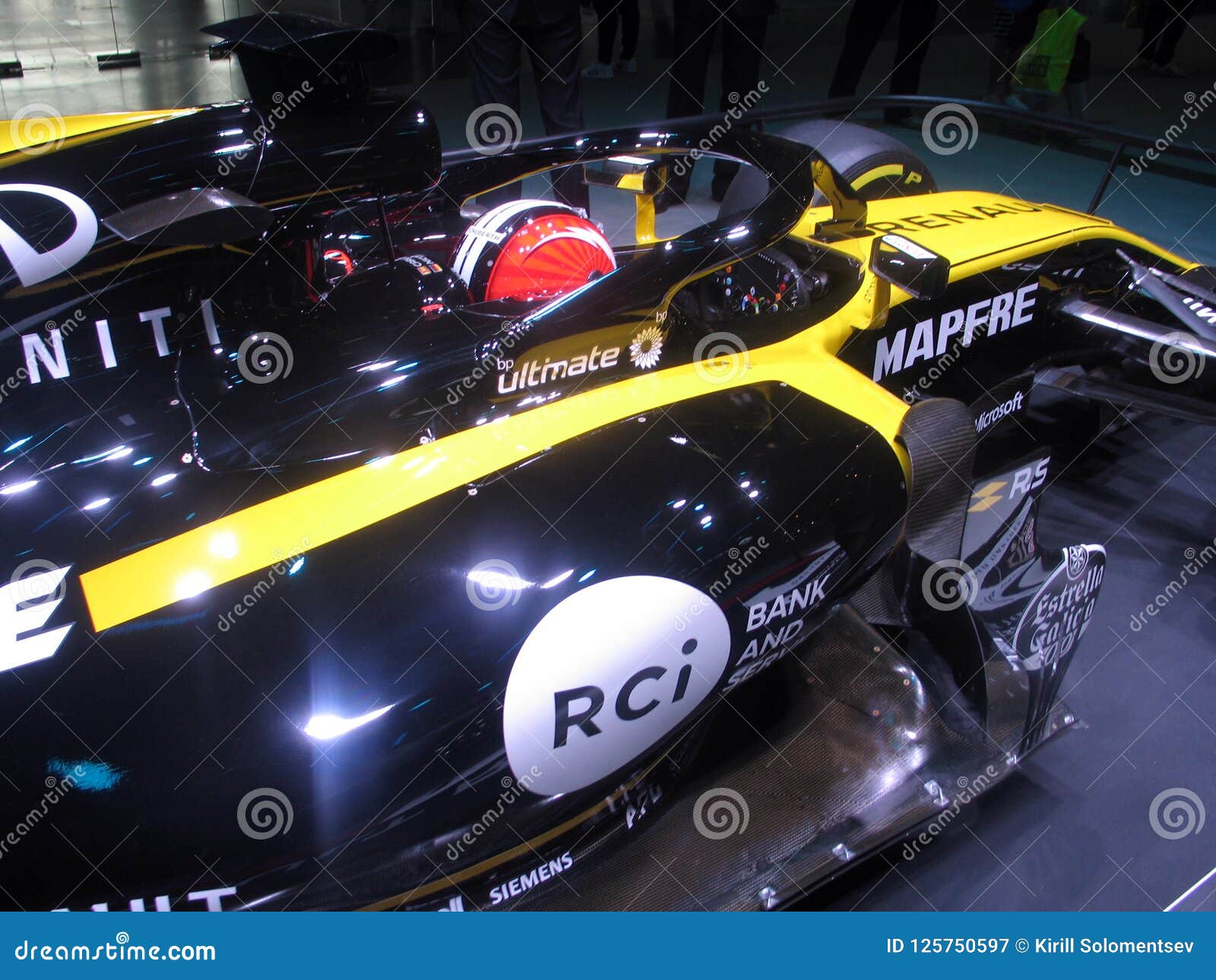 Team Renault Sport Formula One. Bolid. Moscow International Automobile ... Team Renault Sport Formula One. Bolid. Moscow International Automobile ...