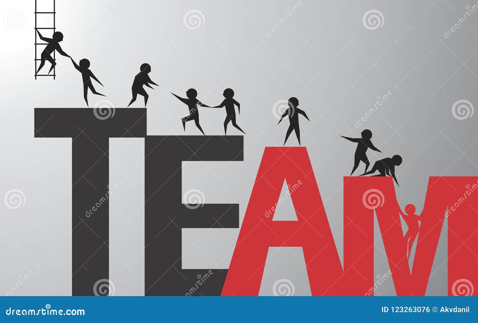 Successful Team Vector Illustration | CartoonDealer.com #123263076