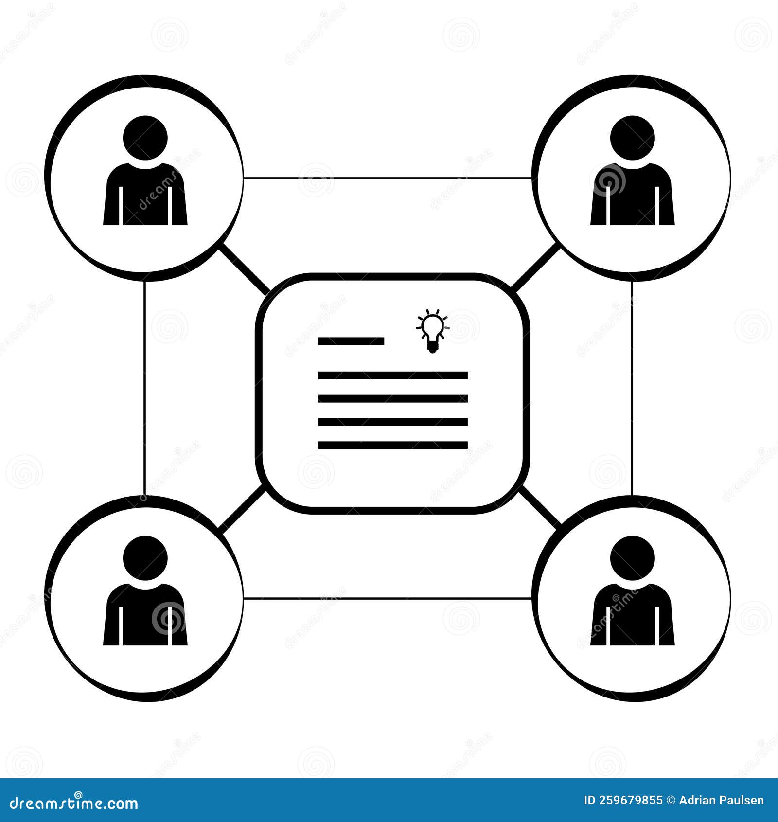 Team Research stock vector. Illustration of solve, persons - 259679855