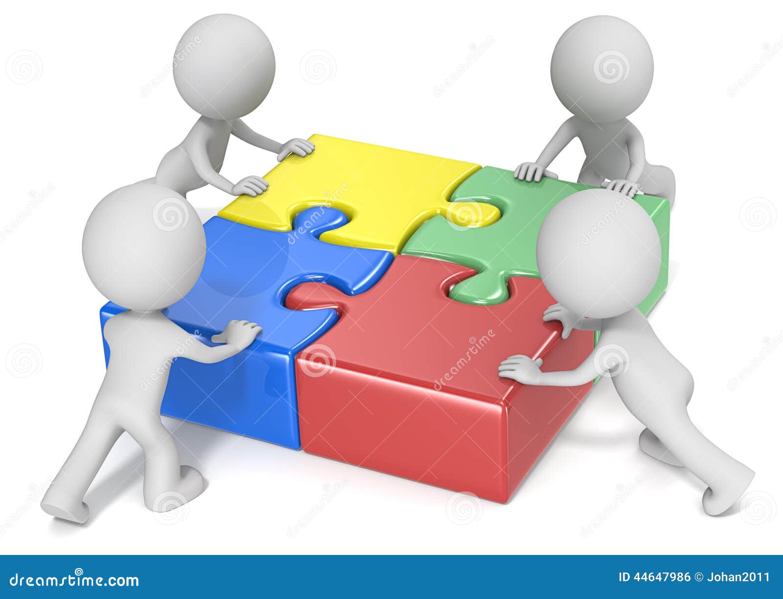 Team result. stock illustration. Illustration of puzzle - 44647986