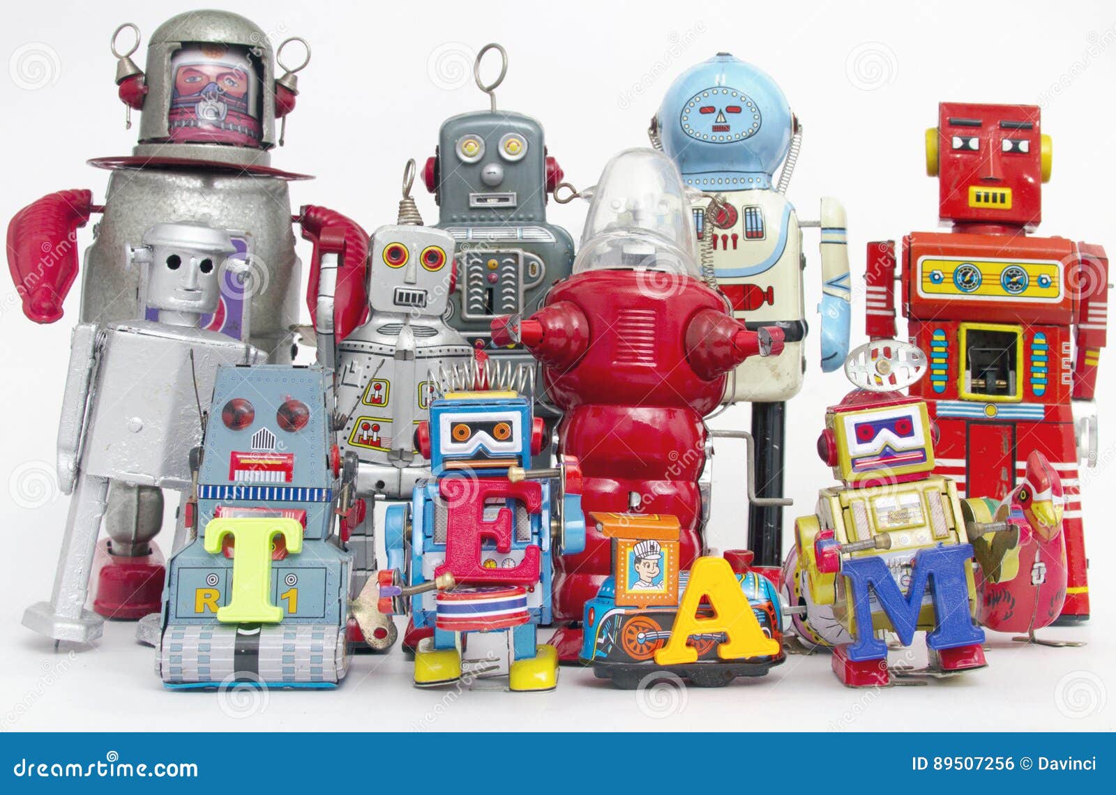 Team robots stock photo. Image of classic, crowd, nostalgia - 89507256