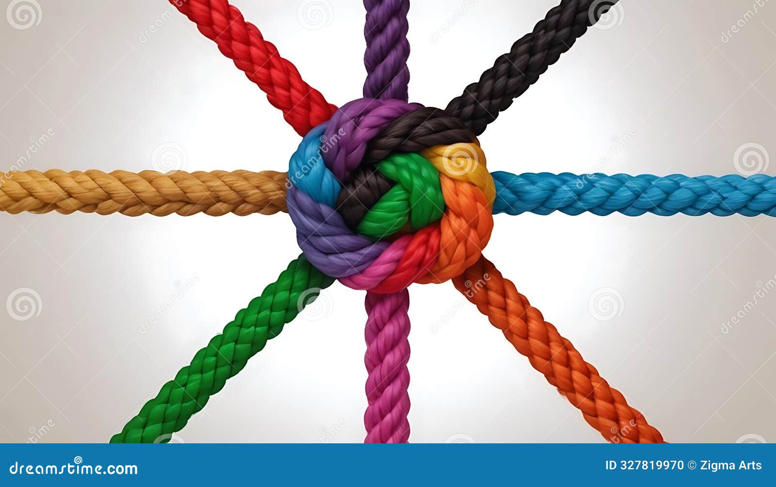 Team Rope Diverse Strength Connect Partnership Together Teamwork Unity ...
