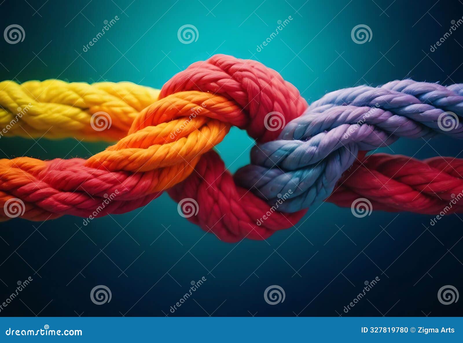 Team Rope Diverse Strength Connect Partnership Together Teamwork Unity ...