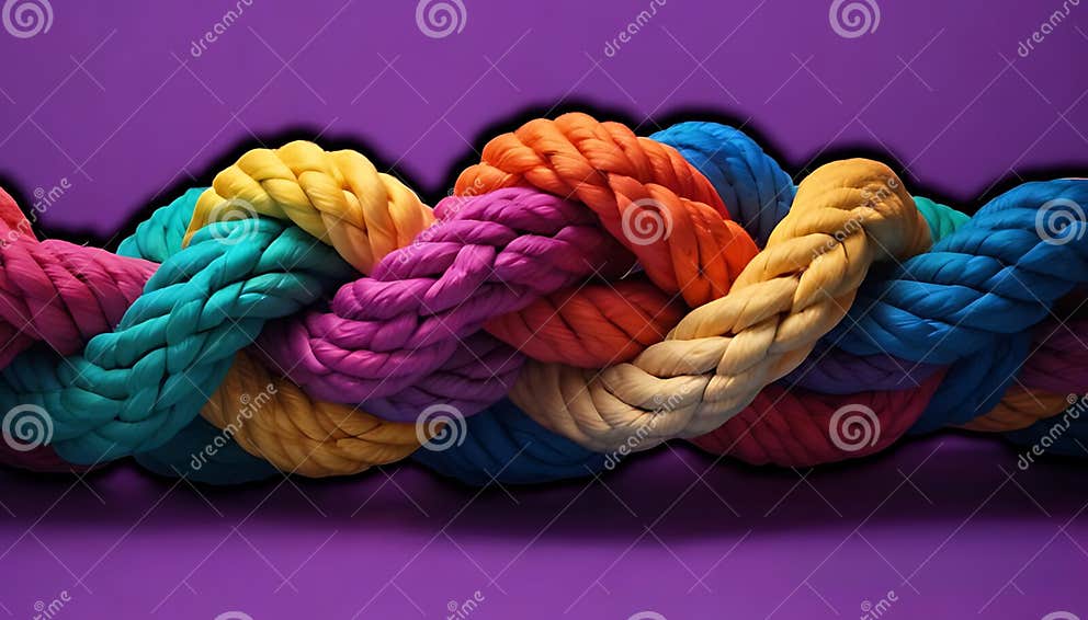 Team Rope Diverse Strength Connect Partnership Together Teamwork Unity ...