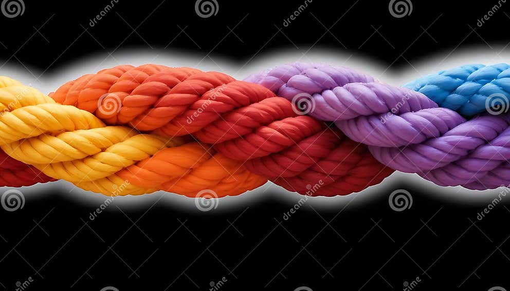 Team Rope Diverse Strength Connect Partnership Together Teamwork Unity ...