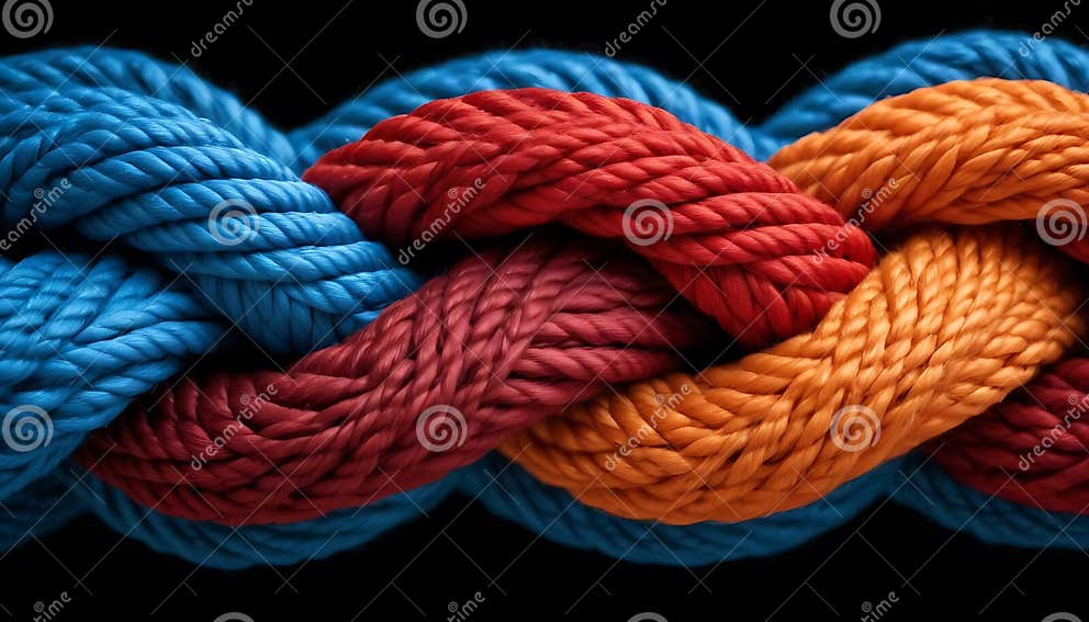 Team Rope Diverse Strength Connect Partnership Together Teamwork Unity ...