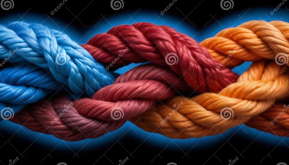 Team Rope Diverse Strength Connect Partnership Together Teamwork Unity ...