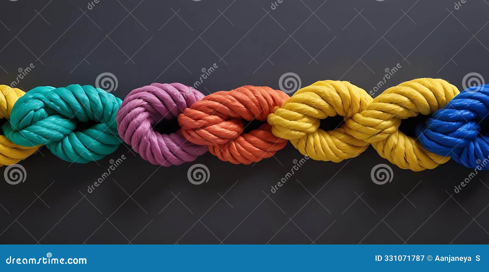 Team Rope Diverse Strength Connect Partnership Together Teamwork Unity ...