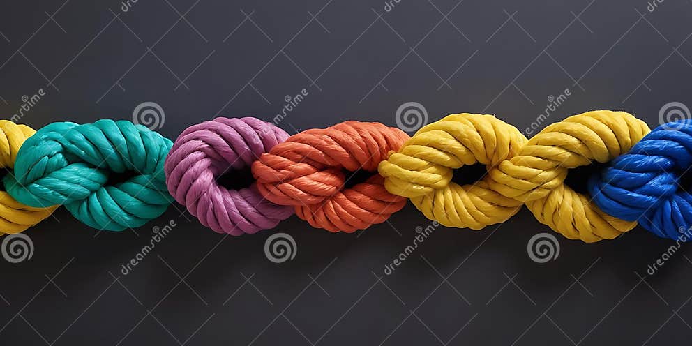Team Rope Diverse Strength Connect Partnership Together Teamwork Unity ...