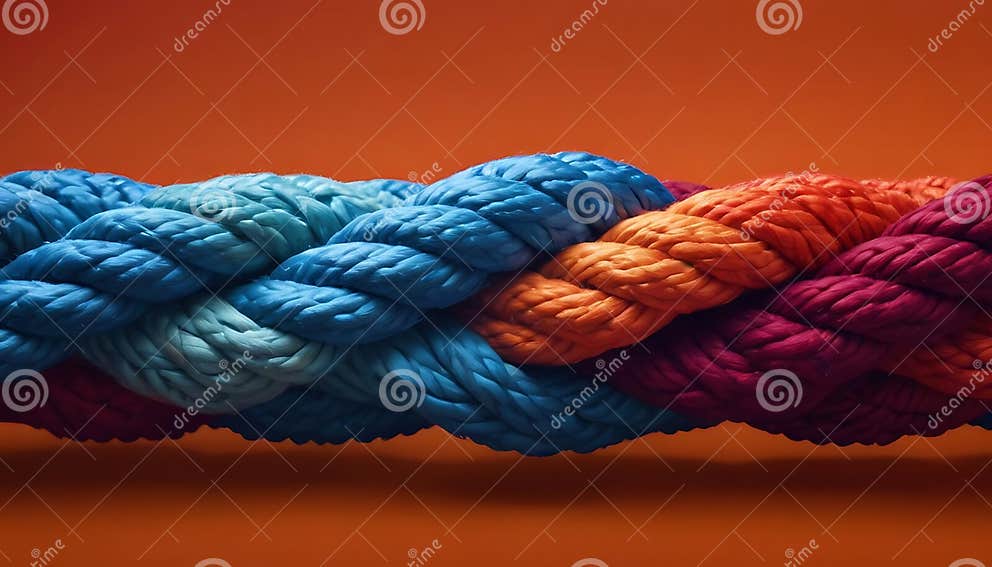 Team Rope Diverse Strength Connect Partnership Together Teamwork Unity ...