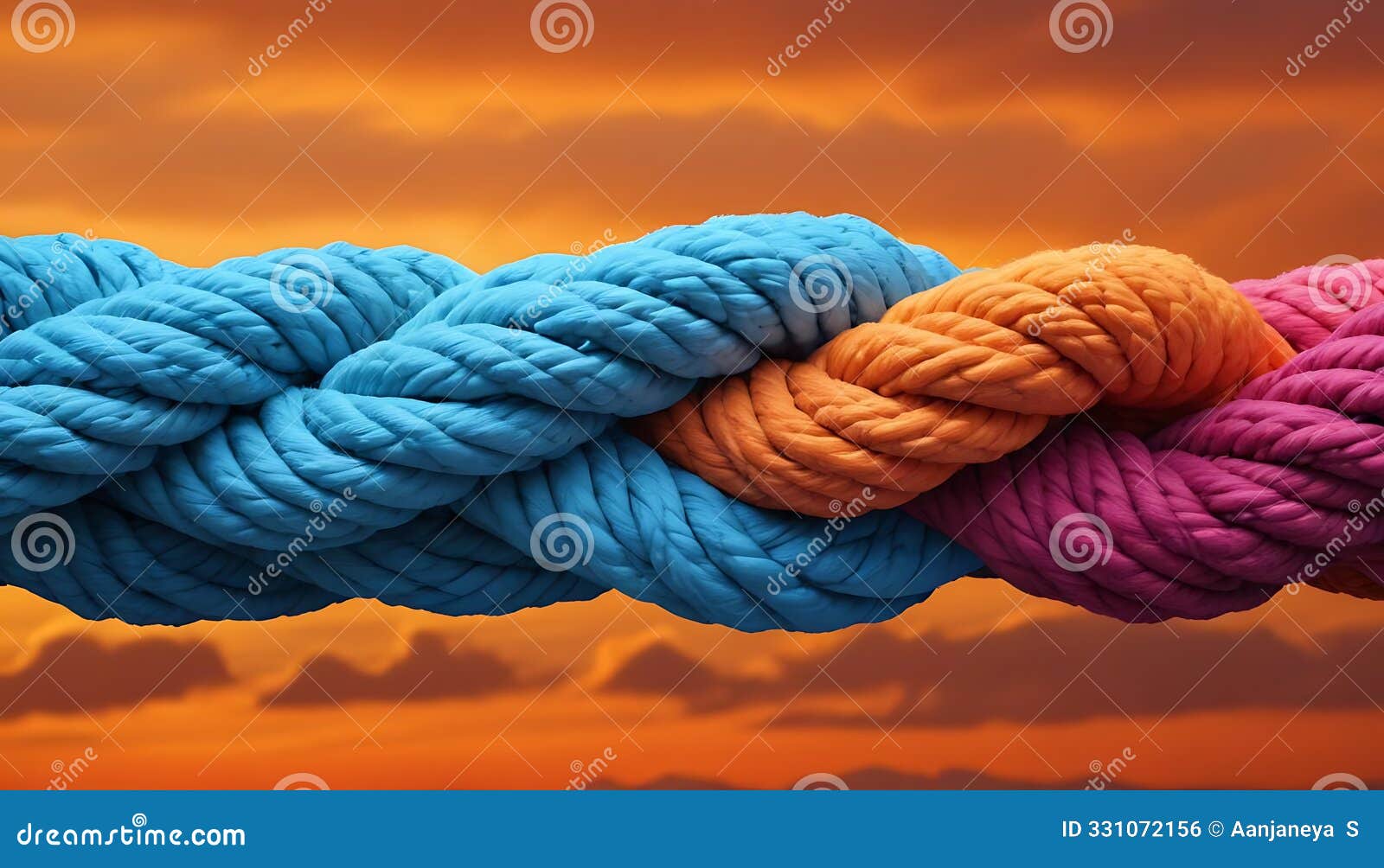 Team Rope Diverse Strength Connect Partnership Together Teamwork Unity ...