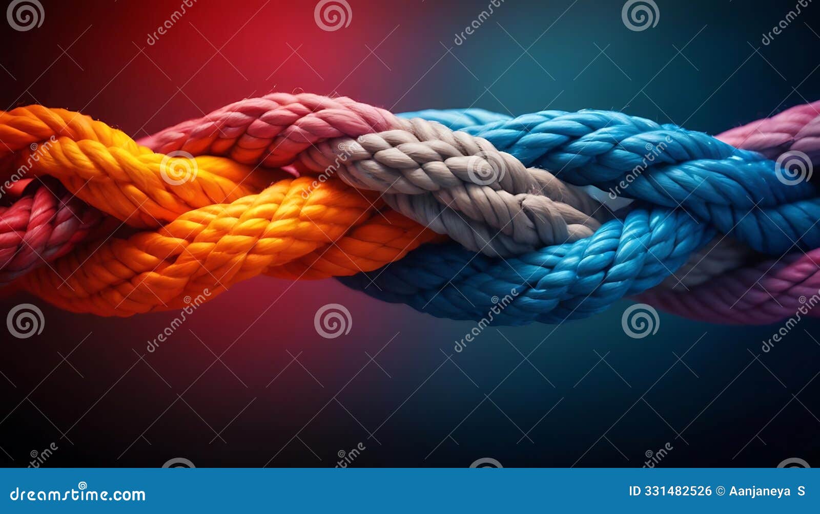 Team Rope Diverse Strength Connect Partnership Together Teamwork Unity ...