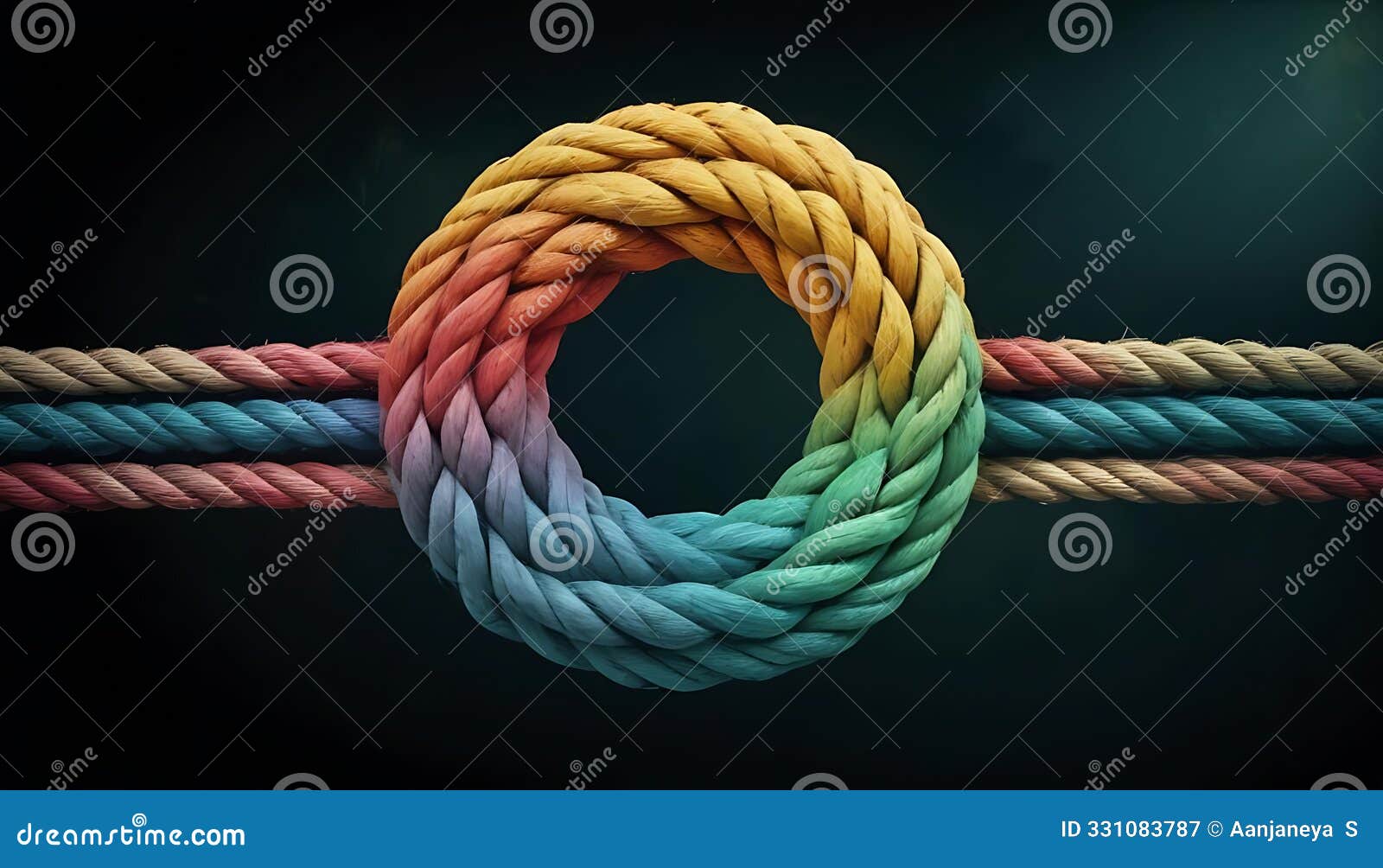 Team Rope Diverse Strength Connect Partnership Together Teamwork Unity ...