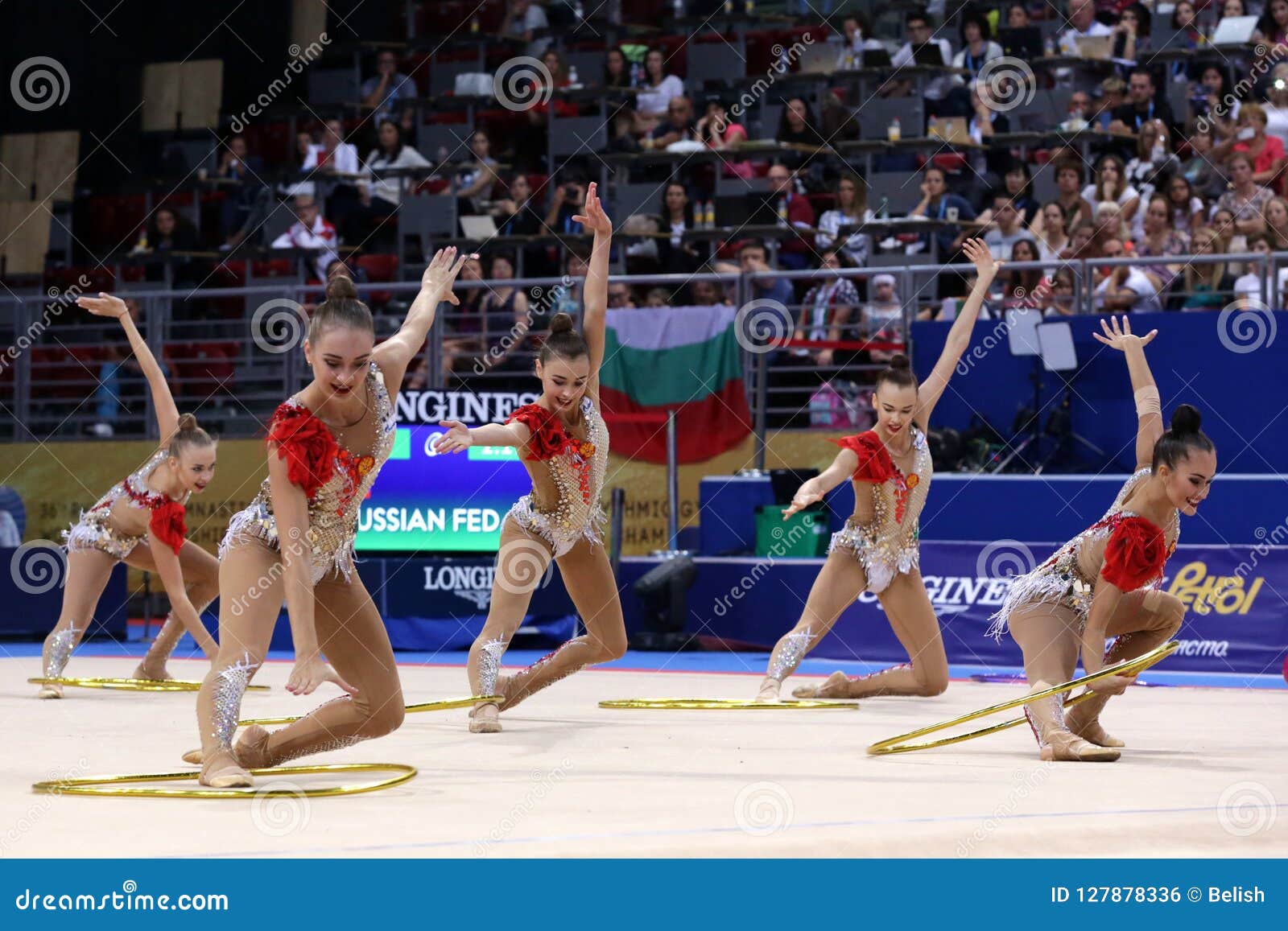 Team Russian Federation Rhythmic Gymnastics Photo éditorial - Image du ...