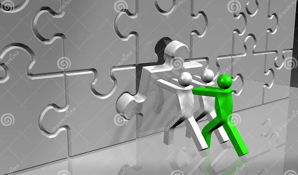 Team - same aim stock illustration. Illustration of couple - 12820237