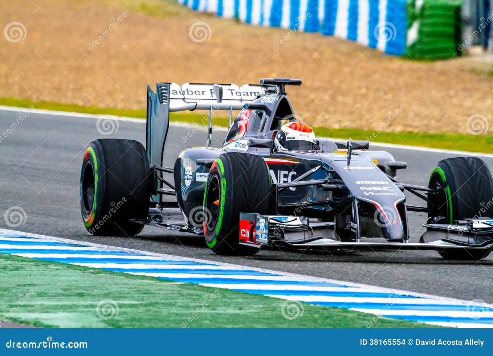 Team Sauber F1, Adrian Sutil, 2014 Editorial Stock Image - Image of ...