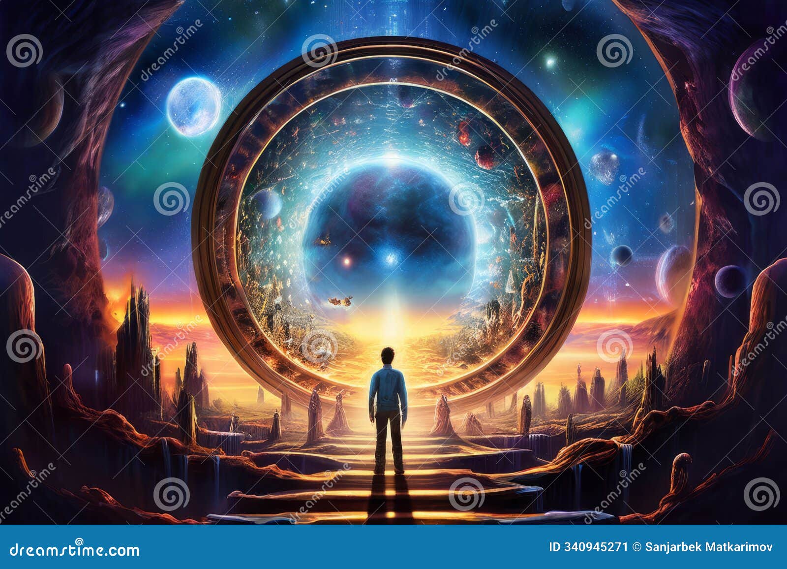 A Team of Scientists Discovers a Gateway To Parallel Universes a Stock ...