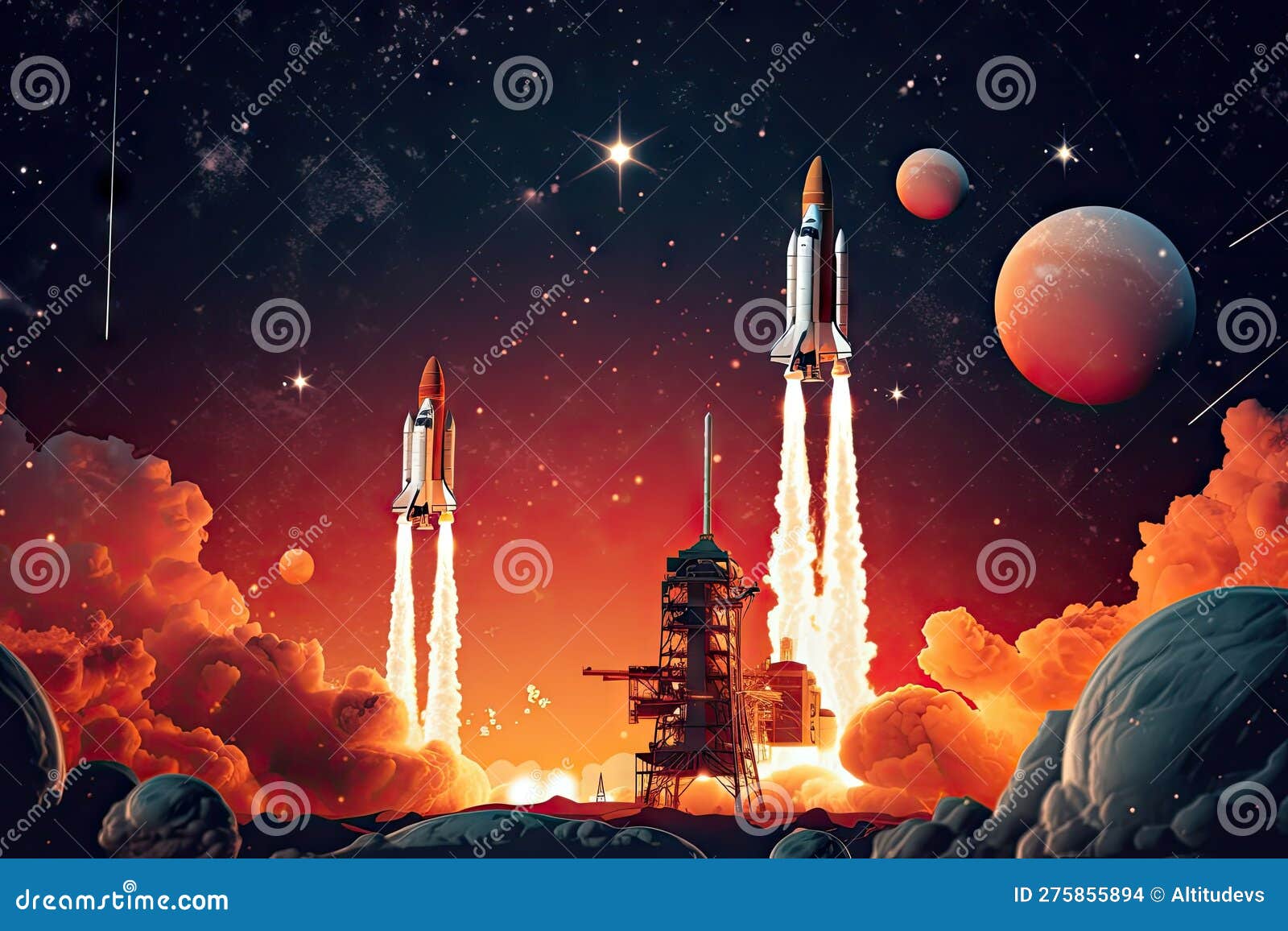 Team of Scientists and Engineers Working Together To Launch the Next ...