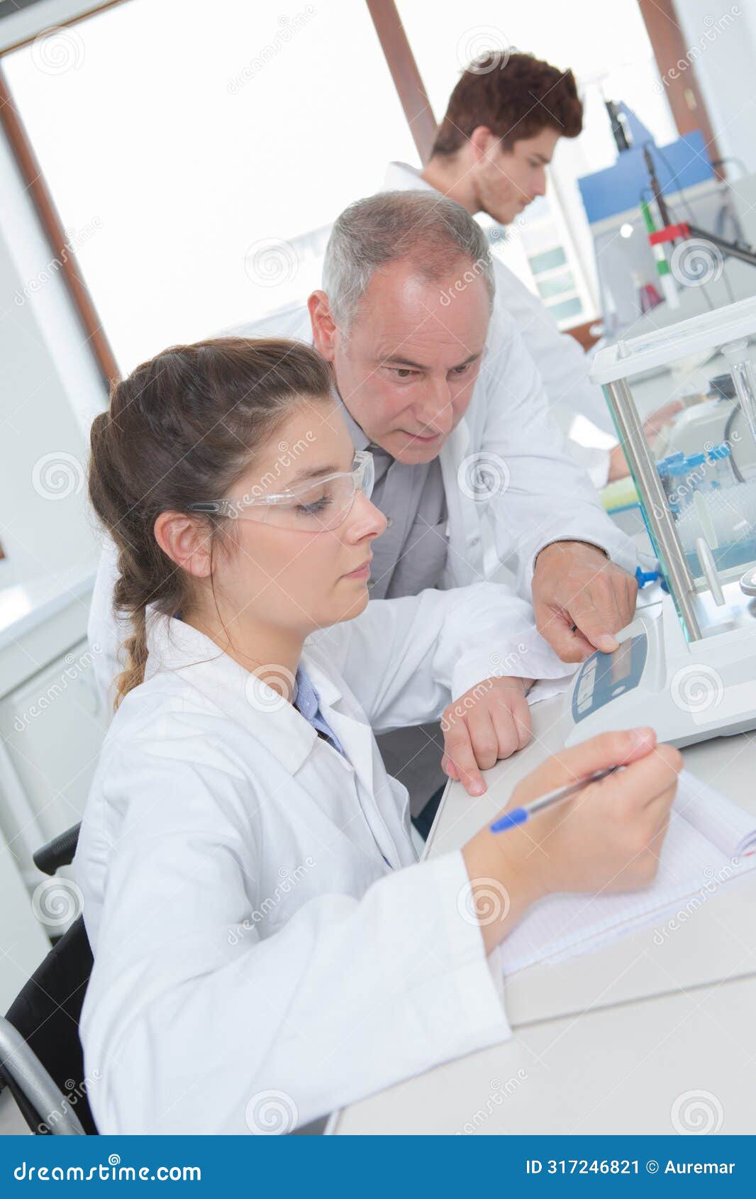Team Scientists in Laboratory Stock Image - Image of biotechnology ...