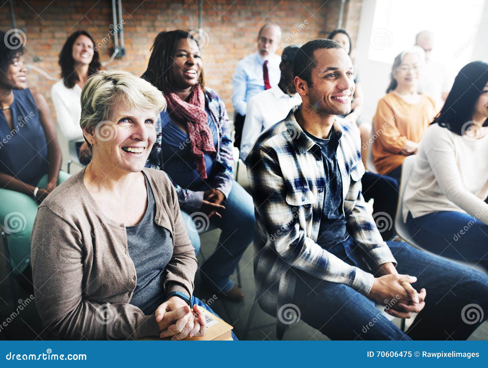 Team Seminar Listening Corporate Conference Concept Stock Image - Image ...