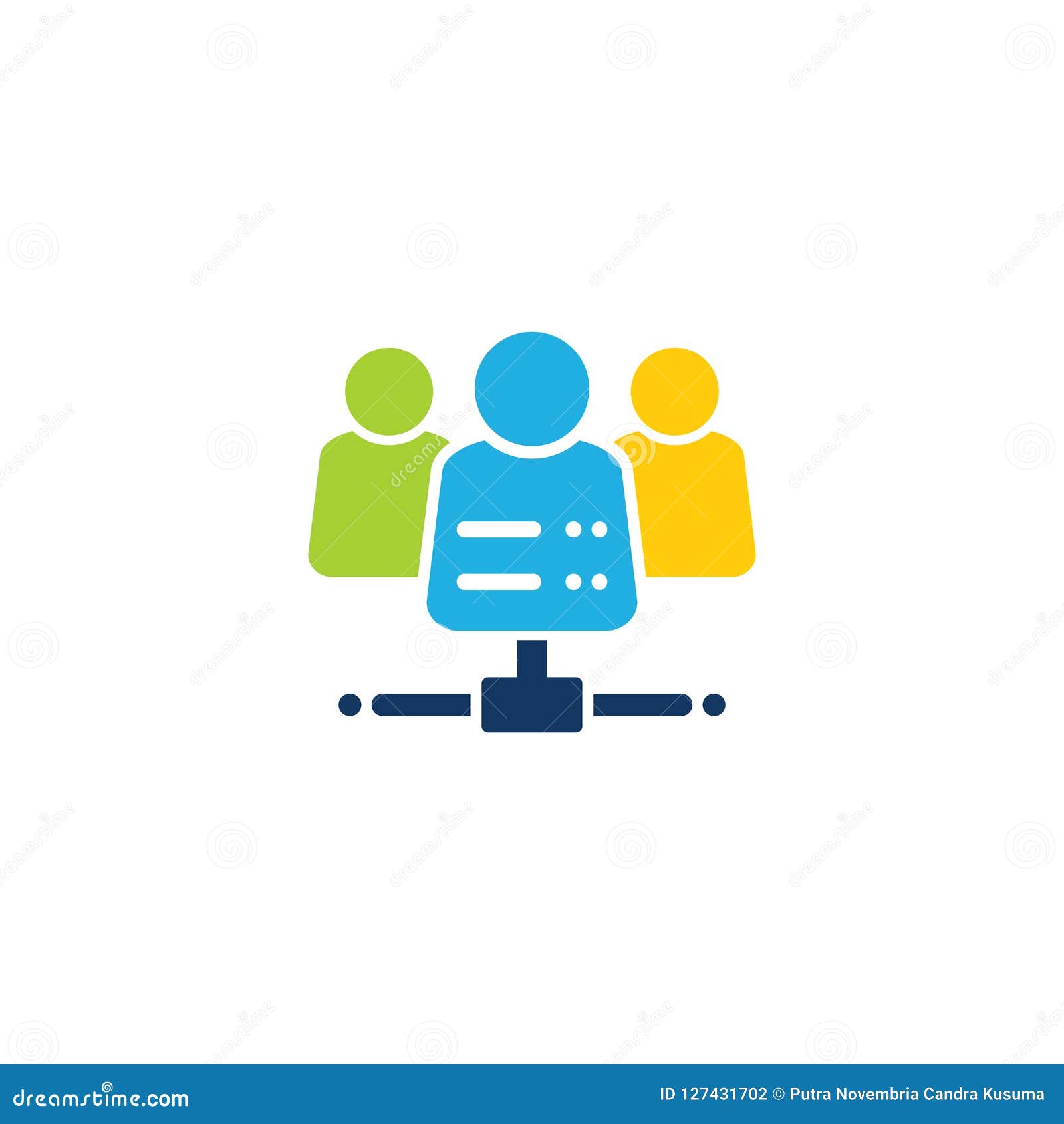 Team Server Logo Icon Design Illustration de Vecteur - Illustration du ...