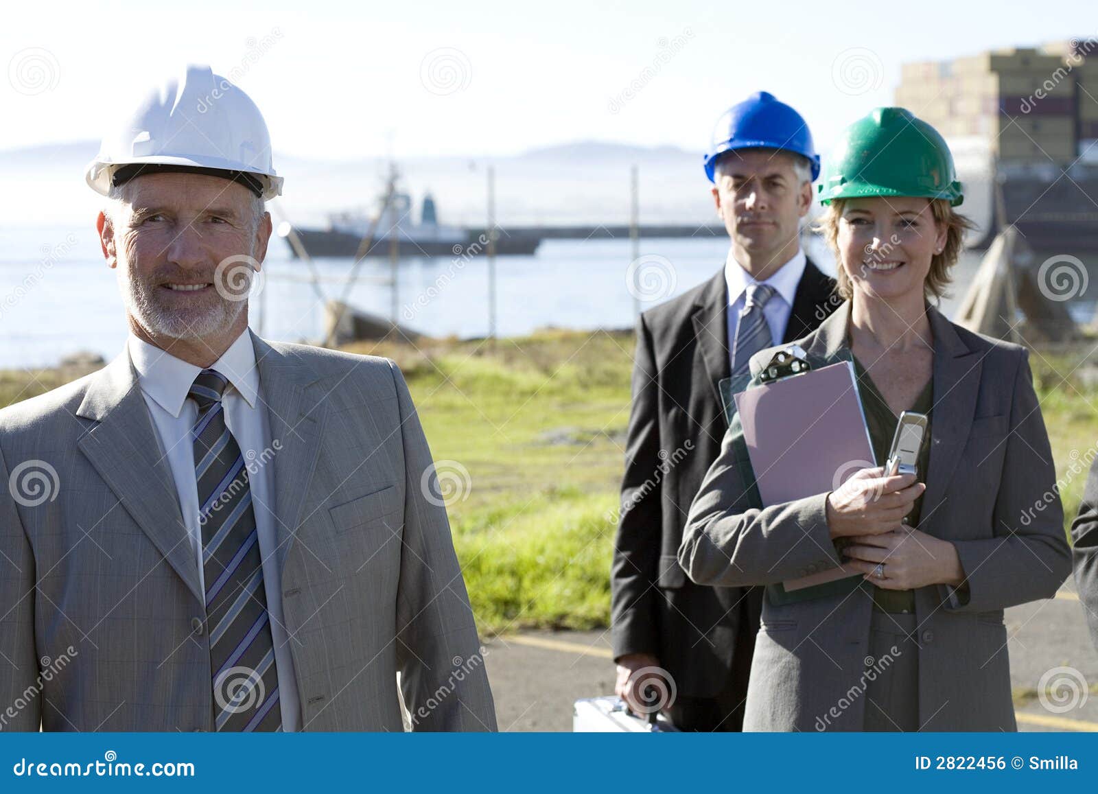 Team of shipping engineers stock photo. Image of toughness - 2822456