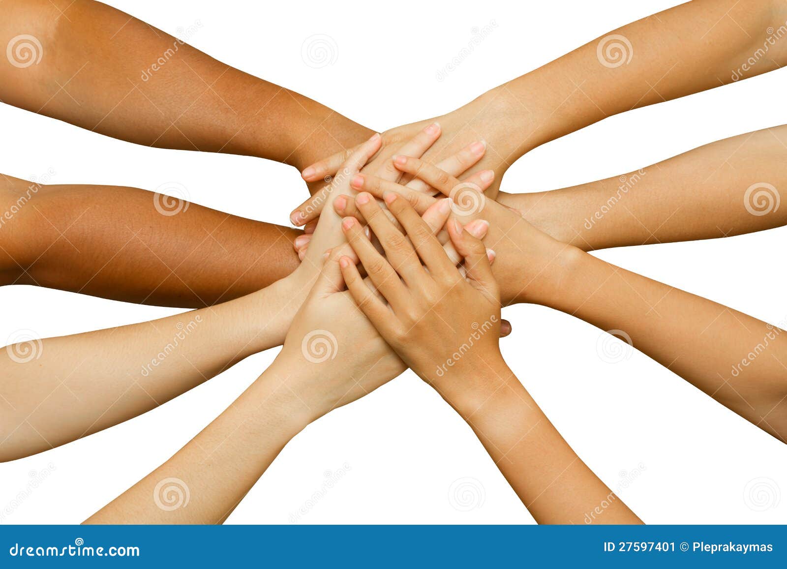 Team showing unity stock image. Image of hands, occupation - 27597401