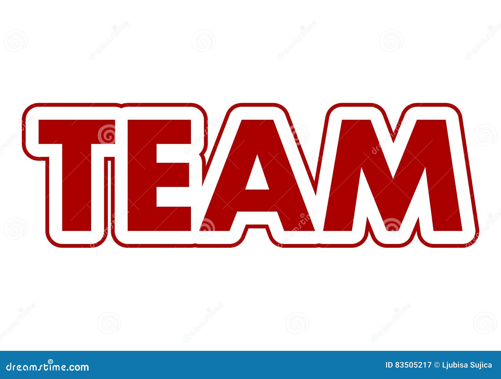 Team Sign illustration stock. Illustration du humanoïde - 83505217