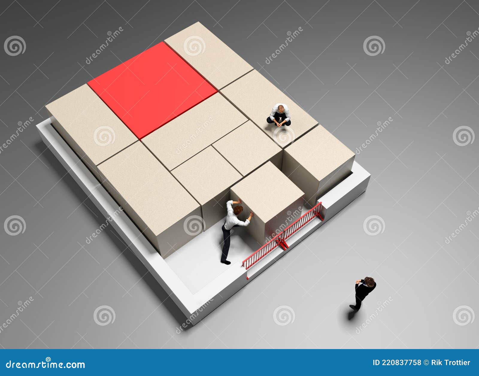 Team solving a problem stock photo. Image of effort - 220837758