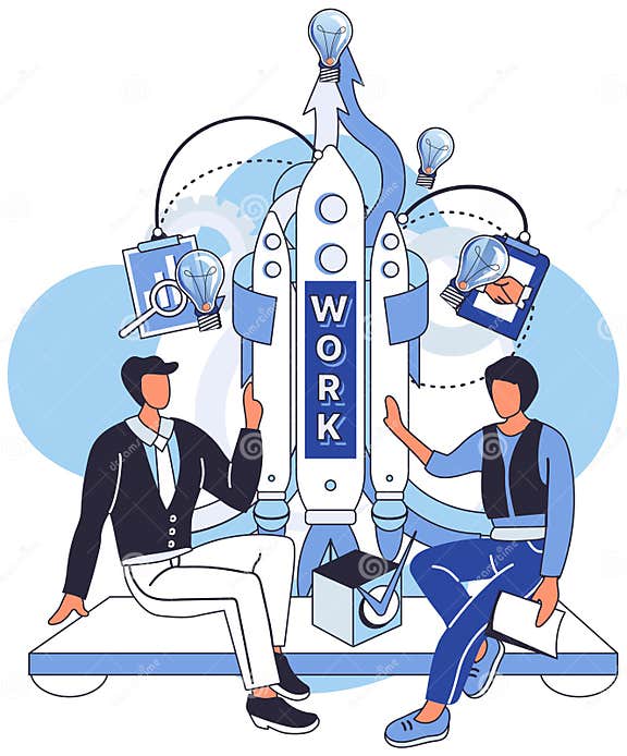 Team Solving Problems. Analyzes Buyers To Promote Business Solving ...