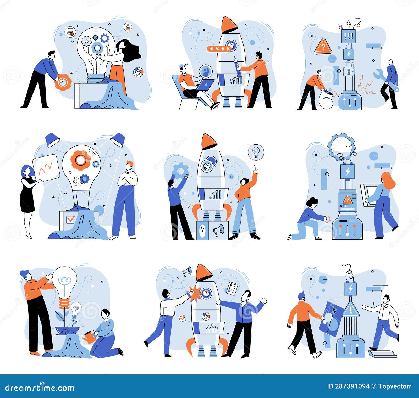 Team Solving Problems. Data Scientists, Software Engineer, Statistician, Programmers, Visualizer ...