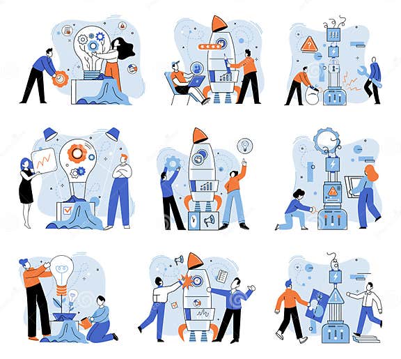 Team Solving Problems. Data Scientists, Software Engineer, Statistician, Programmers, Visualizer ...